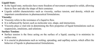 Physicochemical Properties of Pharmaceutical Substances | PDF