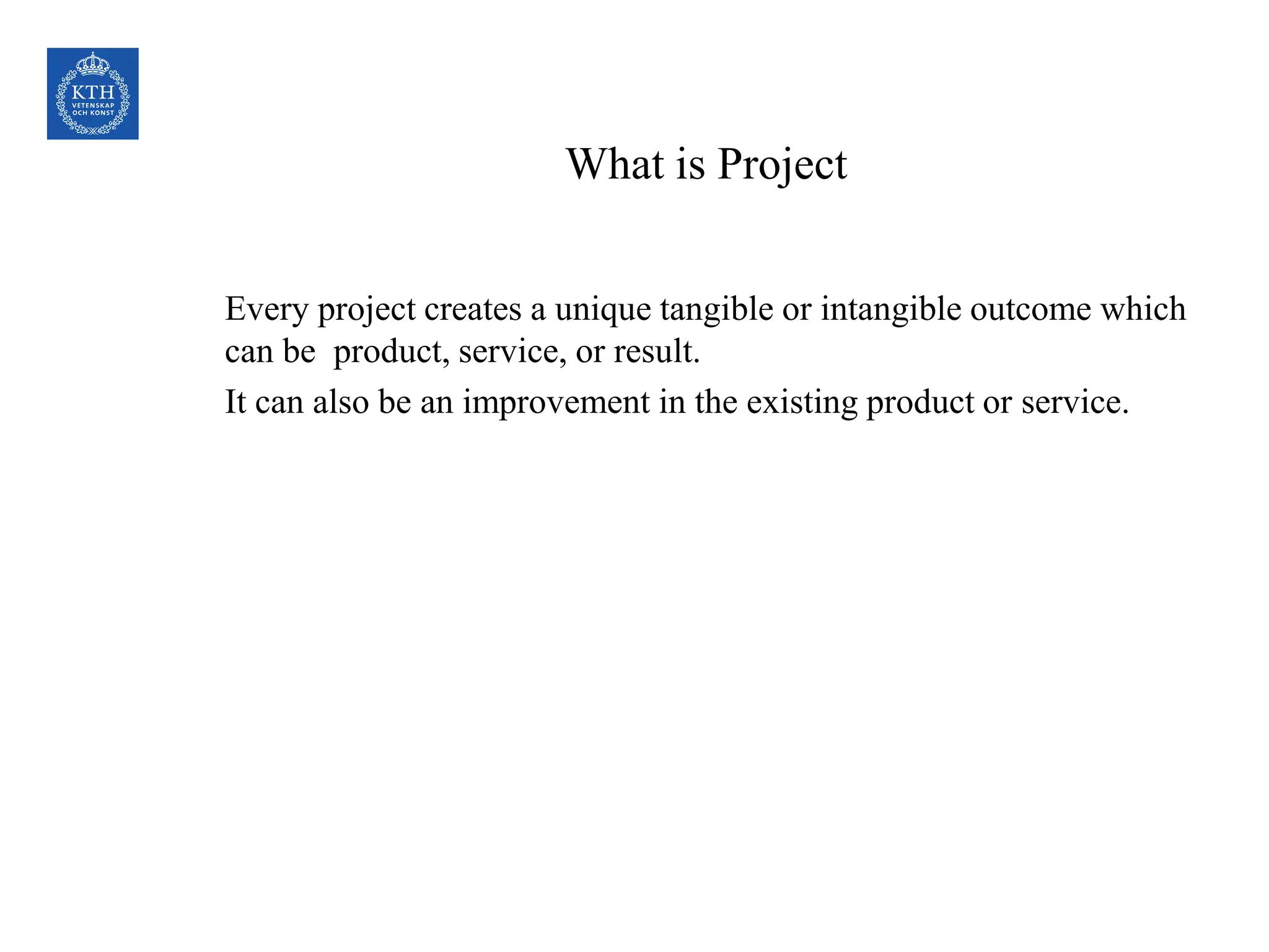 Project Management Introduction General PM lifecycles | PPTX