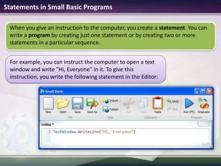 1.2 statements, properties, and operations | PPTX | Programming ...