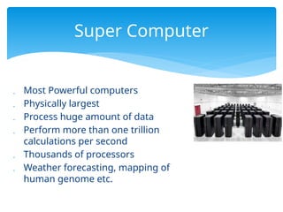 Types of Computers.pptx BCA sem 1 Computer Fundamentals | PPT