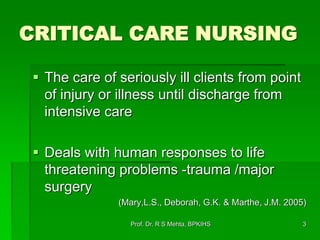 1. critical care concepts | PPT