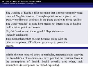 Axioms and Postulates of Euclid (non euclidean).pptx