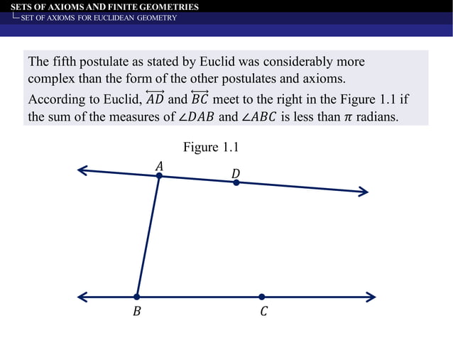 Sets of Axioms and Finite Geometries | PDF | Geography | Science