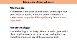 introduction to nanotechnology | PDF
