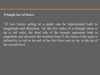 Resultant of forces | PPT