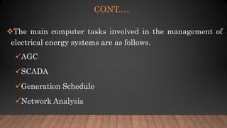 Computer Application in Power system chapter one - introduction | PPTX