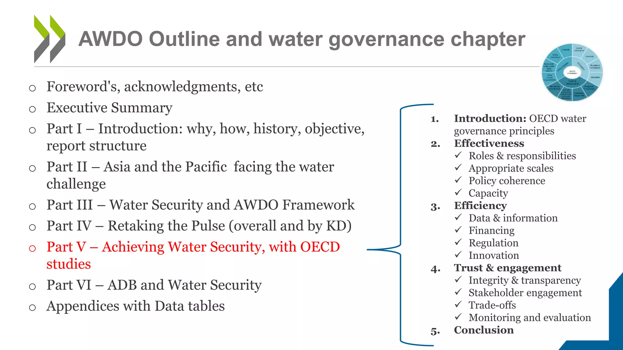 Update: Water Governance in Asia, OECD/ADB, 2020, OECD | PPTX