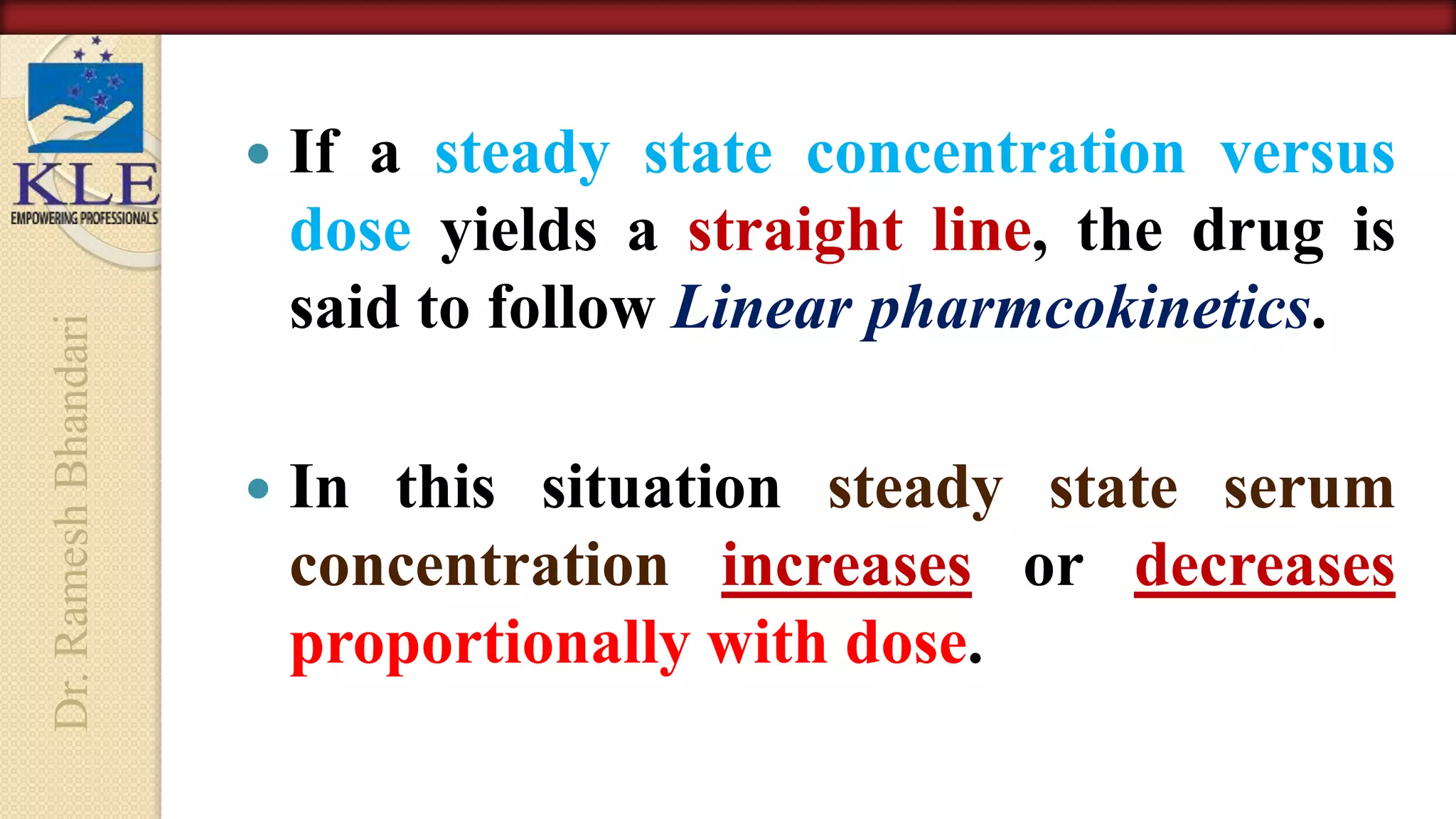 1. Introduction to clinical pharmacokinetics | PPTX