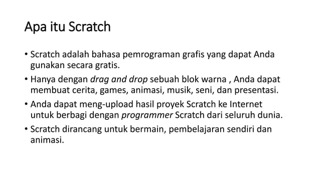 1. pengenalan scratch | PPTX