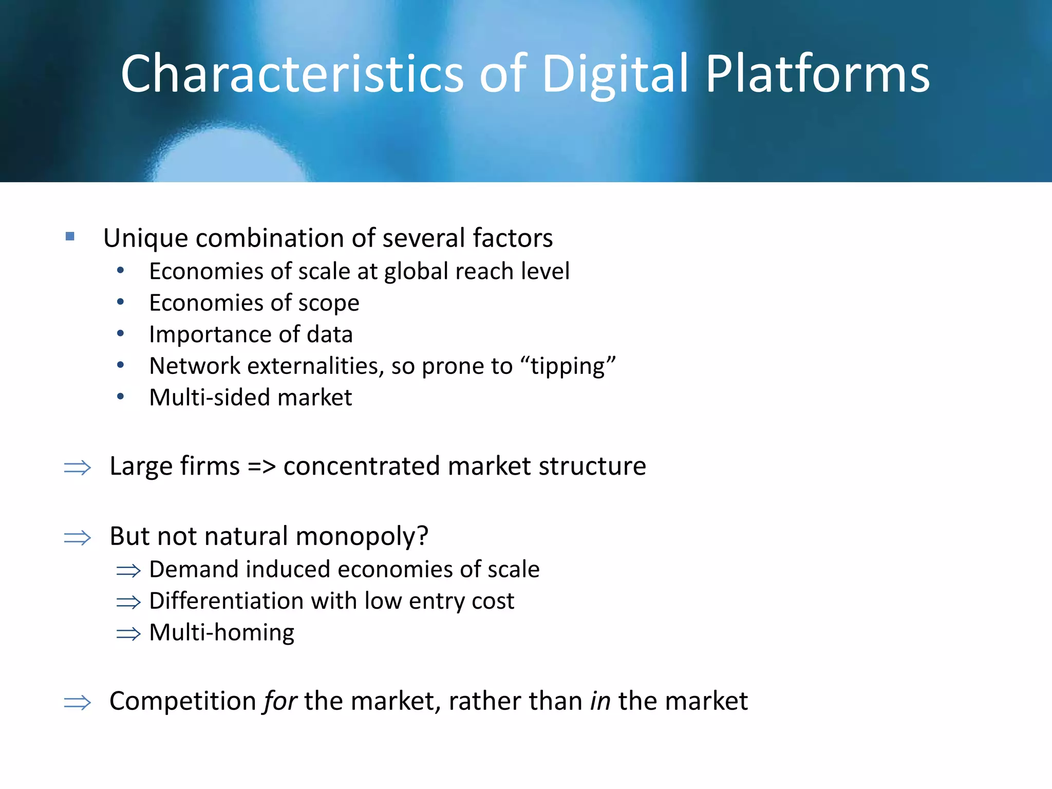 The Economics of Platforms: Theory Guide for Competition Policy | PDF