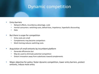 The Economics of Platforms: Theory Guide for Competition Policy | PDF
