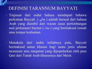 1. Maqam Bayyati | PPTX