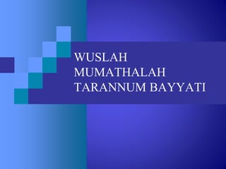 1. Maqam Bayyati | PPTX