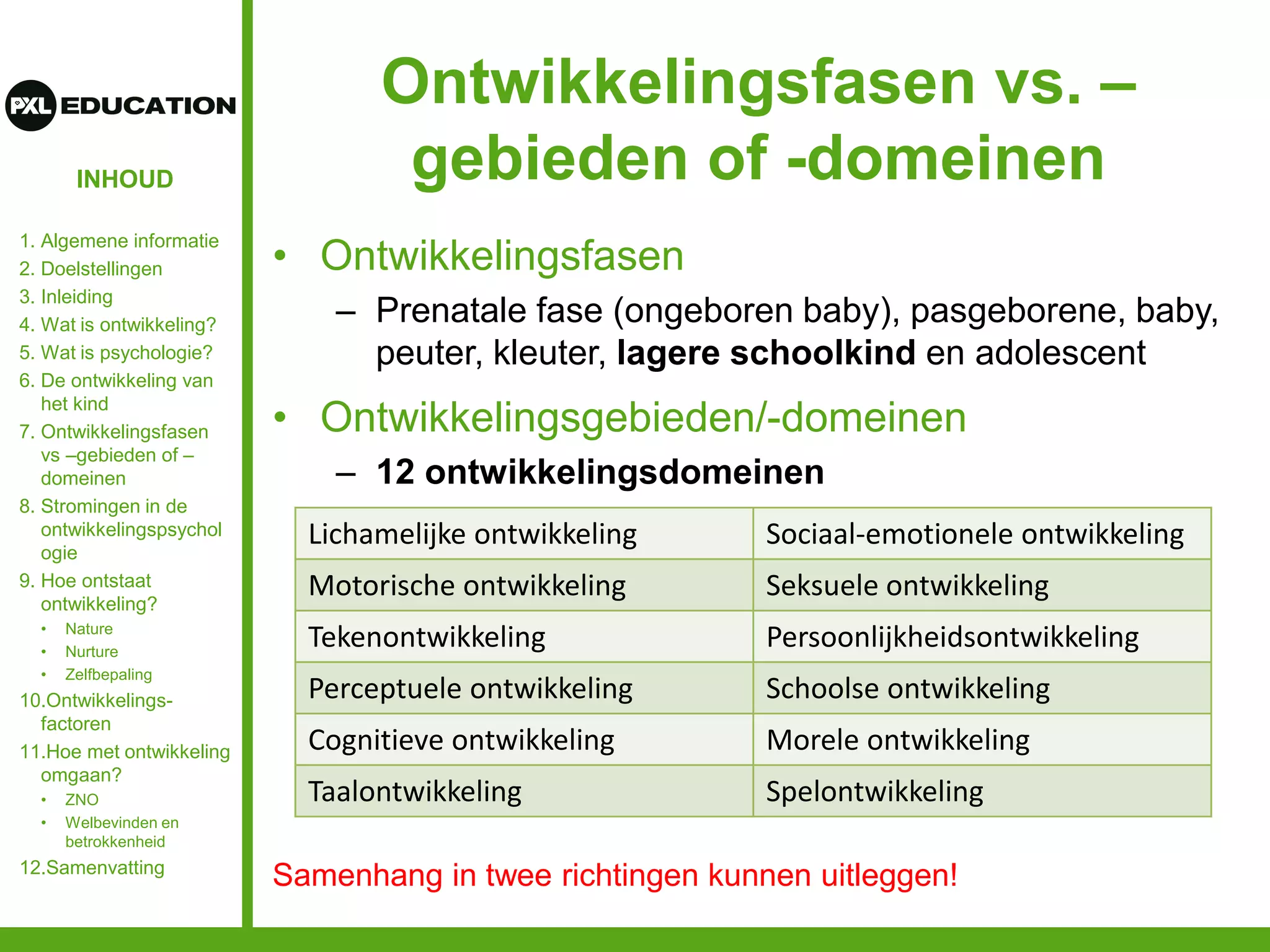 PPT inleiding ontwikkelingspsychologie | PPTX