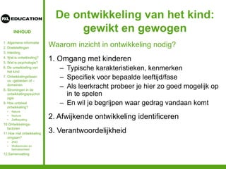 PPT inleiding ontwikkelingspsychologie | PPTX