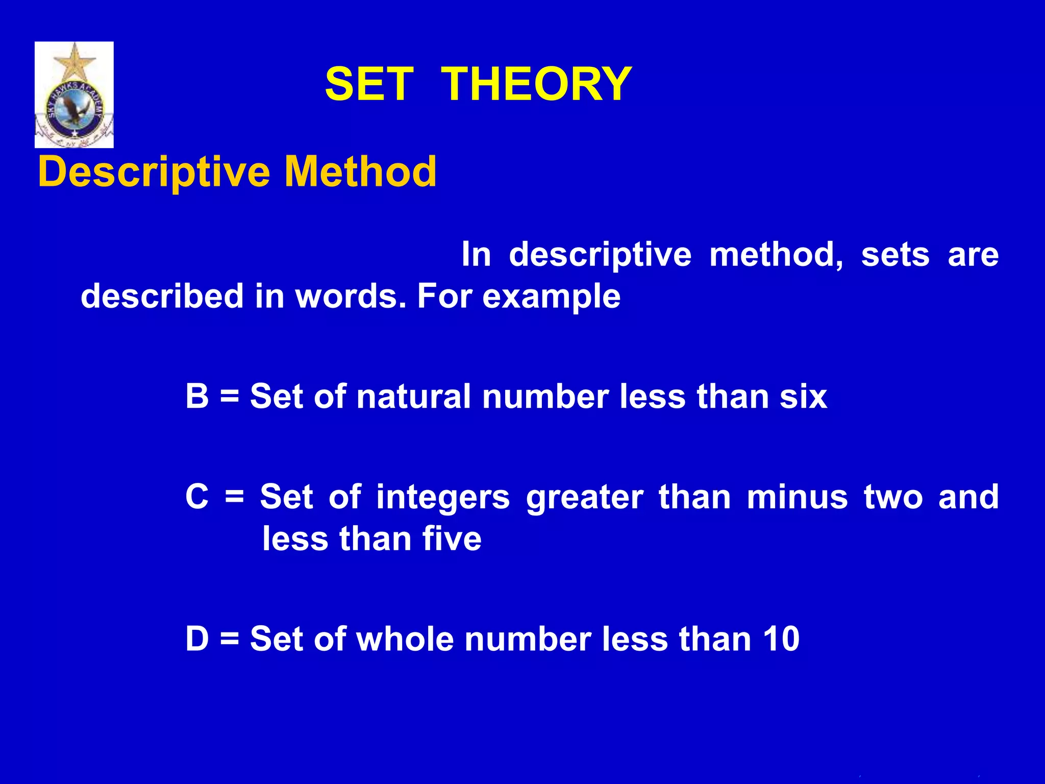 1.1. l1. SET THEORY | PPT