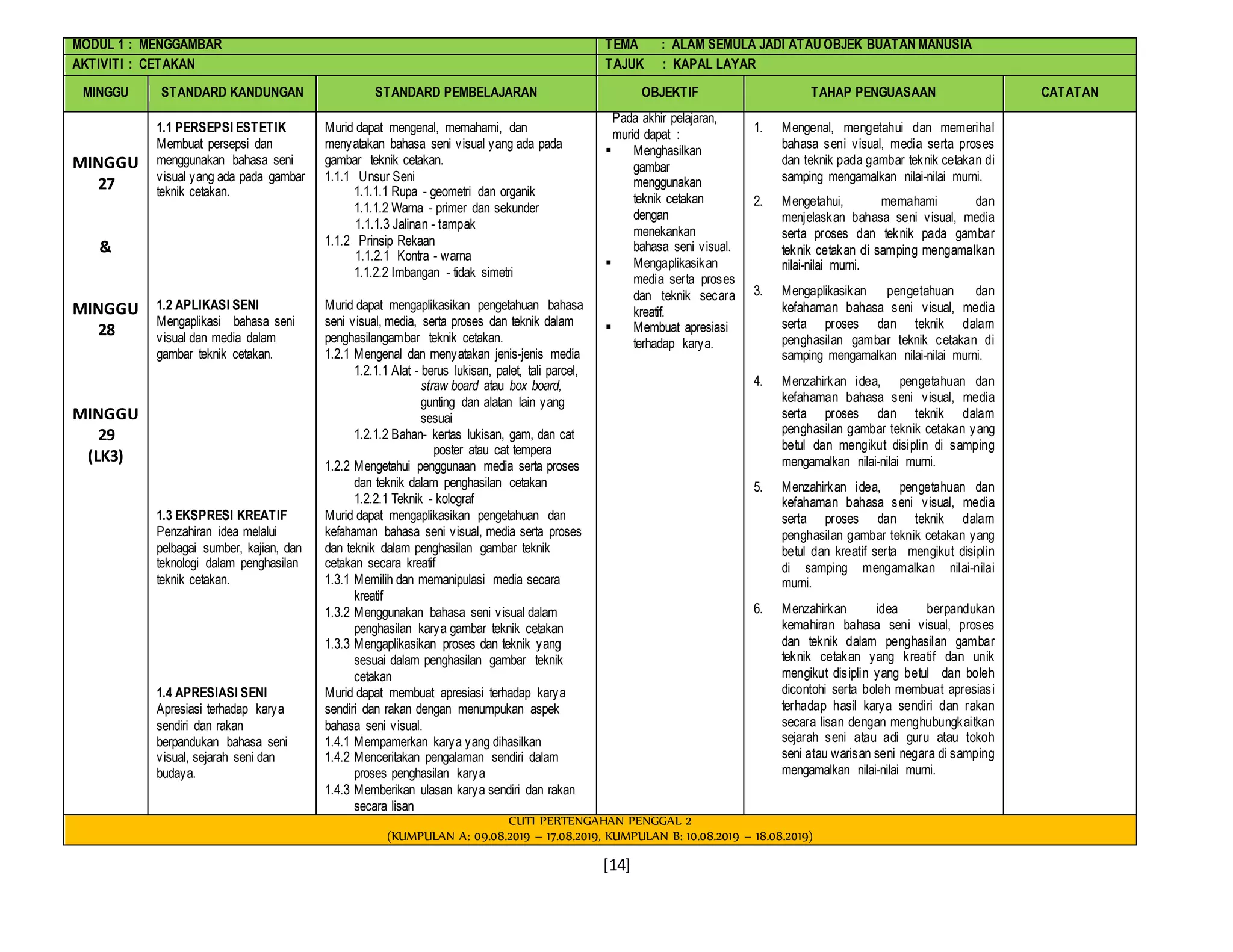 rpt psv tahun 5 2019 | DOCX