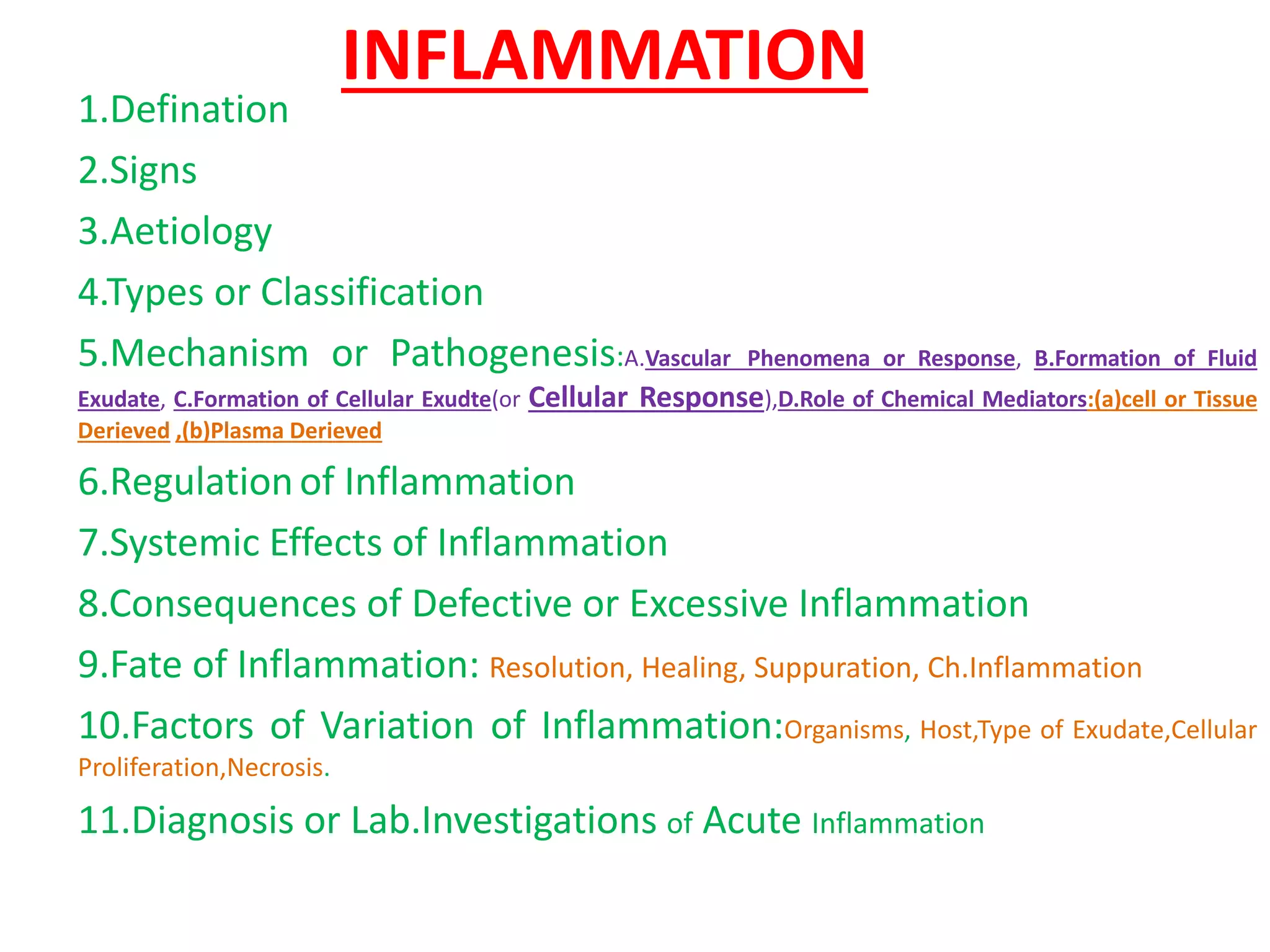 1.Acute Inflammation | PPTX