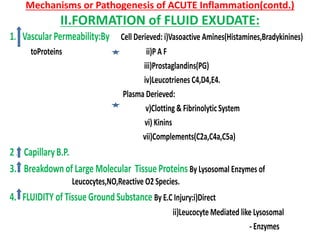 1.Acute Inflammation | PPTX | Blood Disorders | Diseases and Conditions