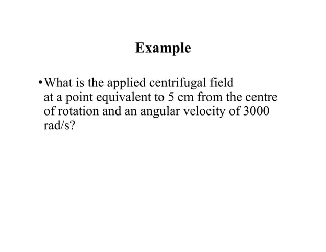 BioMedical Instrumentation-II What is centrifugation? Basic principle ...