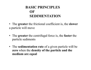BioMedical Instrumentation-II What is centrifugation? Basic principle ...