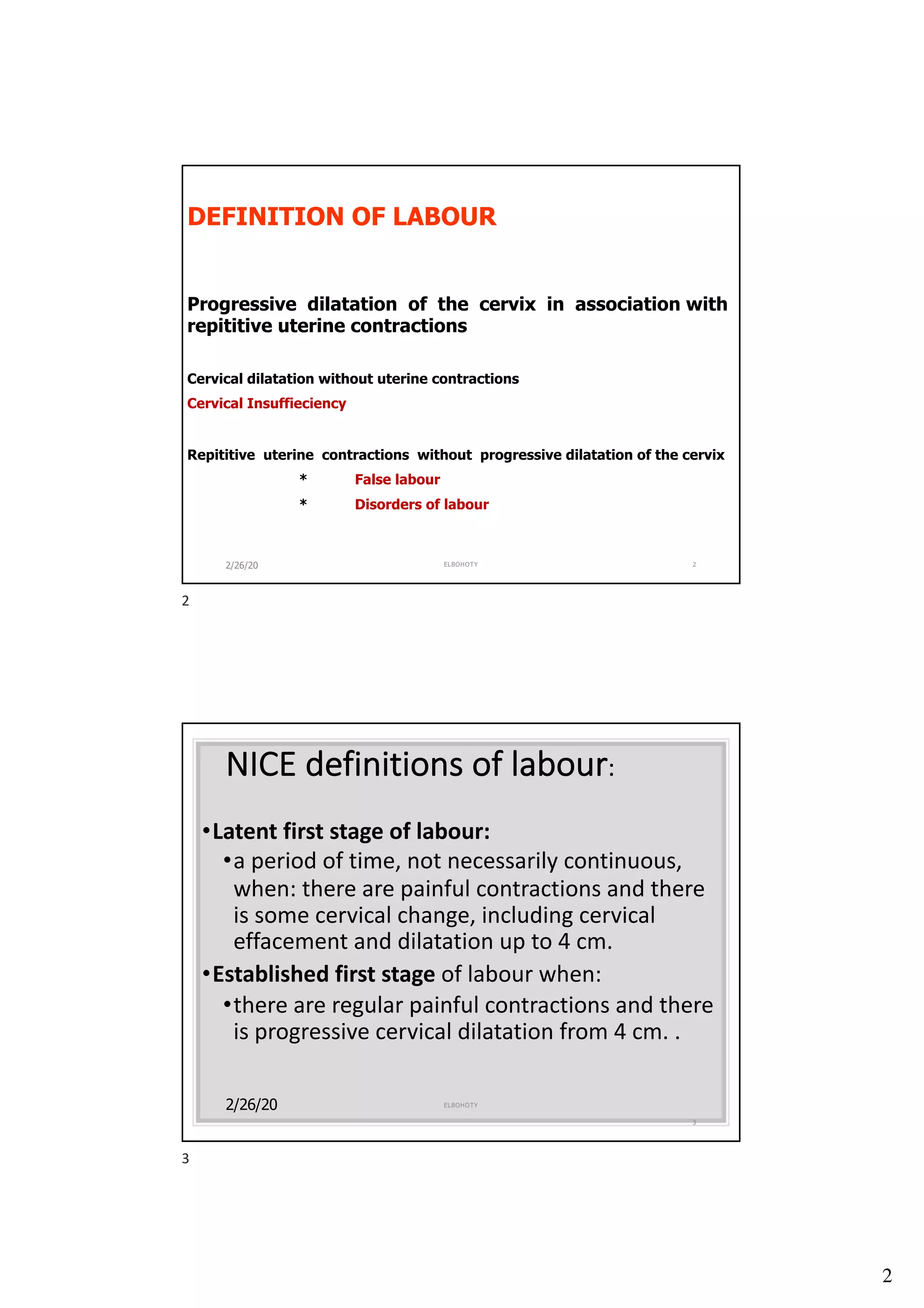 1. labor delivery | PDF