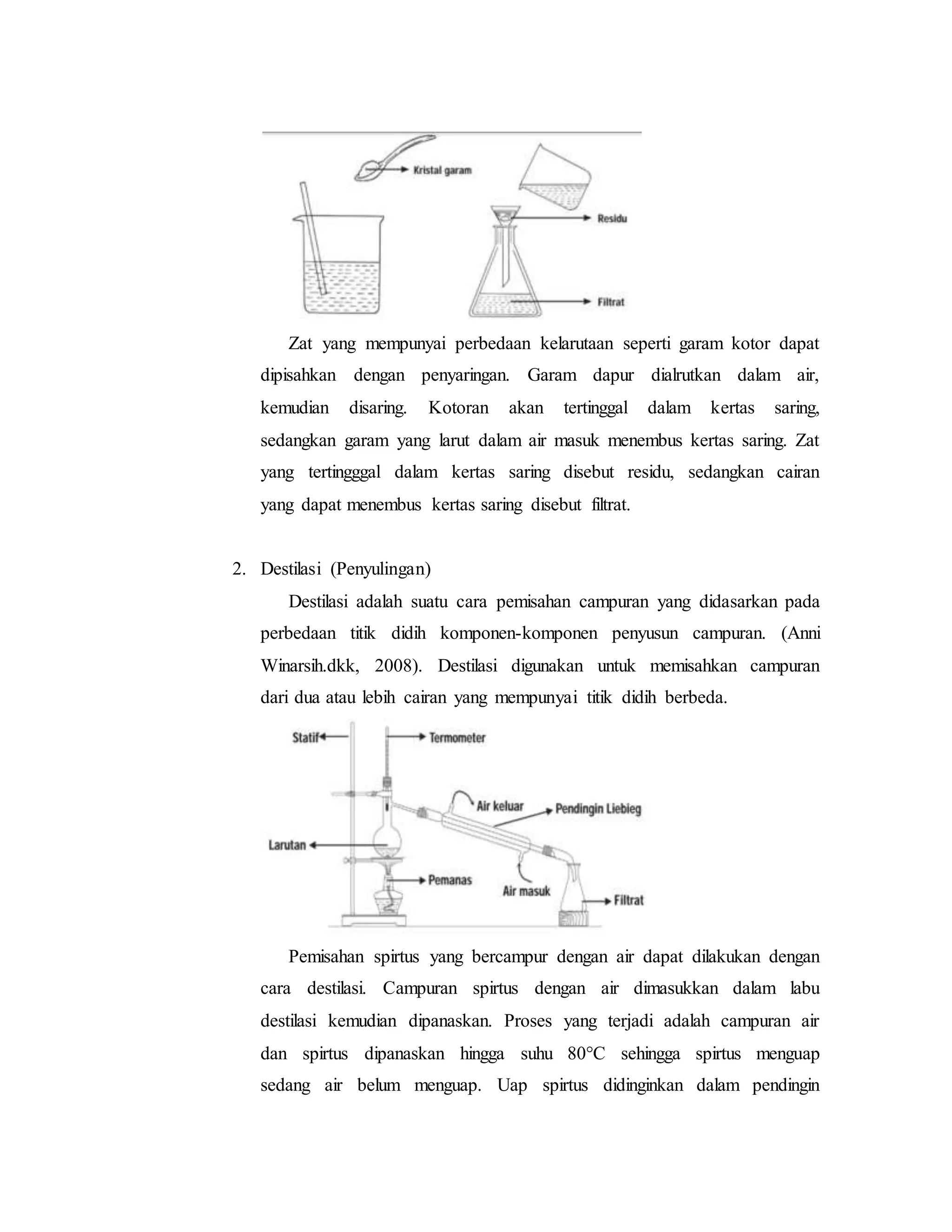lapres pemisahan kimia umum | DOCX