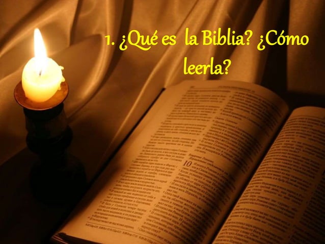 Introducción.¿Que es la biblia? | PPT