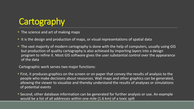 Introduction to Geoinformatics | PPTX | Geography | Science