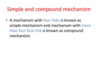 1.fundamentals of kinematics and mechanisms (1) | PPT