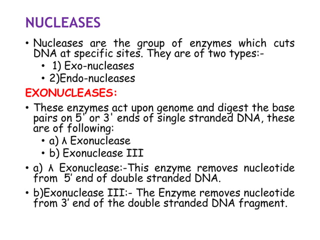 1.introduction to genetic engineering and restriction enzymes | PPTX ...