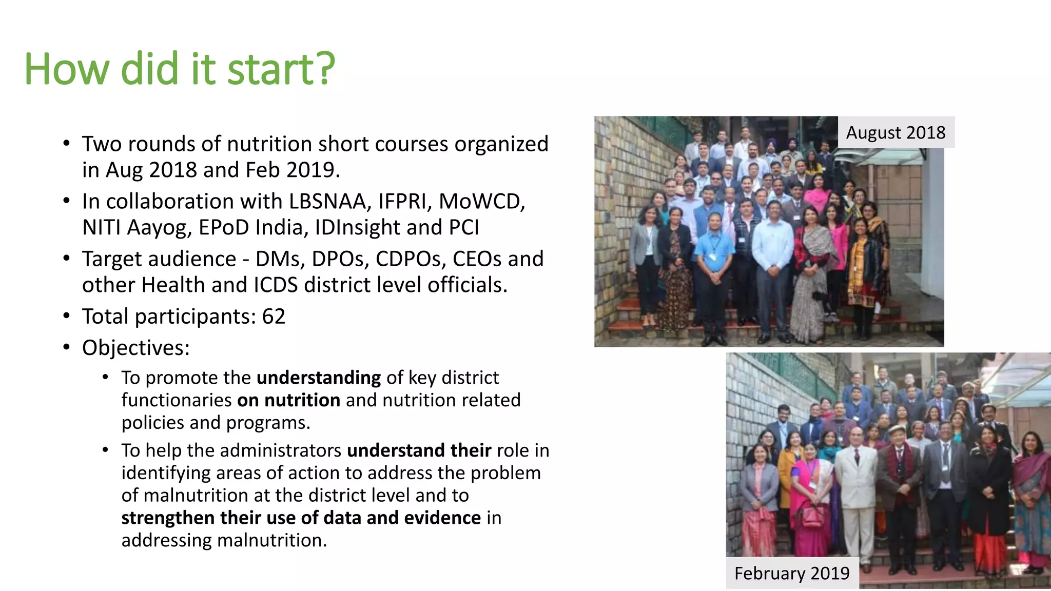 Purnima Menon - Strategic capacity building in nutrition for district ...