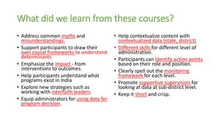 Purnima Menon - Strategic capacity building in nutrition for district ...