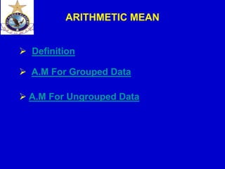 ARITHMETIC MEAN | PPT