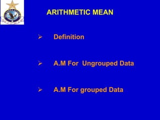 ARITHMETIC MEAN | PPT
