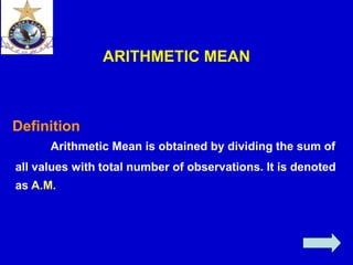 ARITHMETIC MEAN | PPT