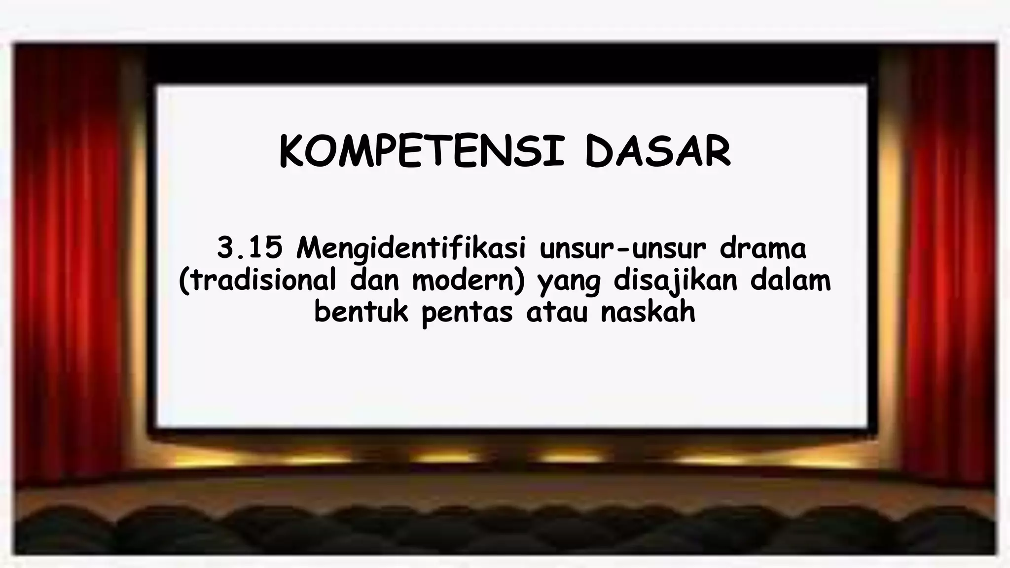 Materi 1 Pengertian Drama | PPTX