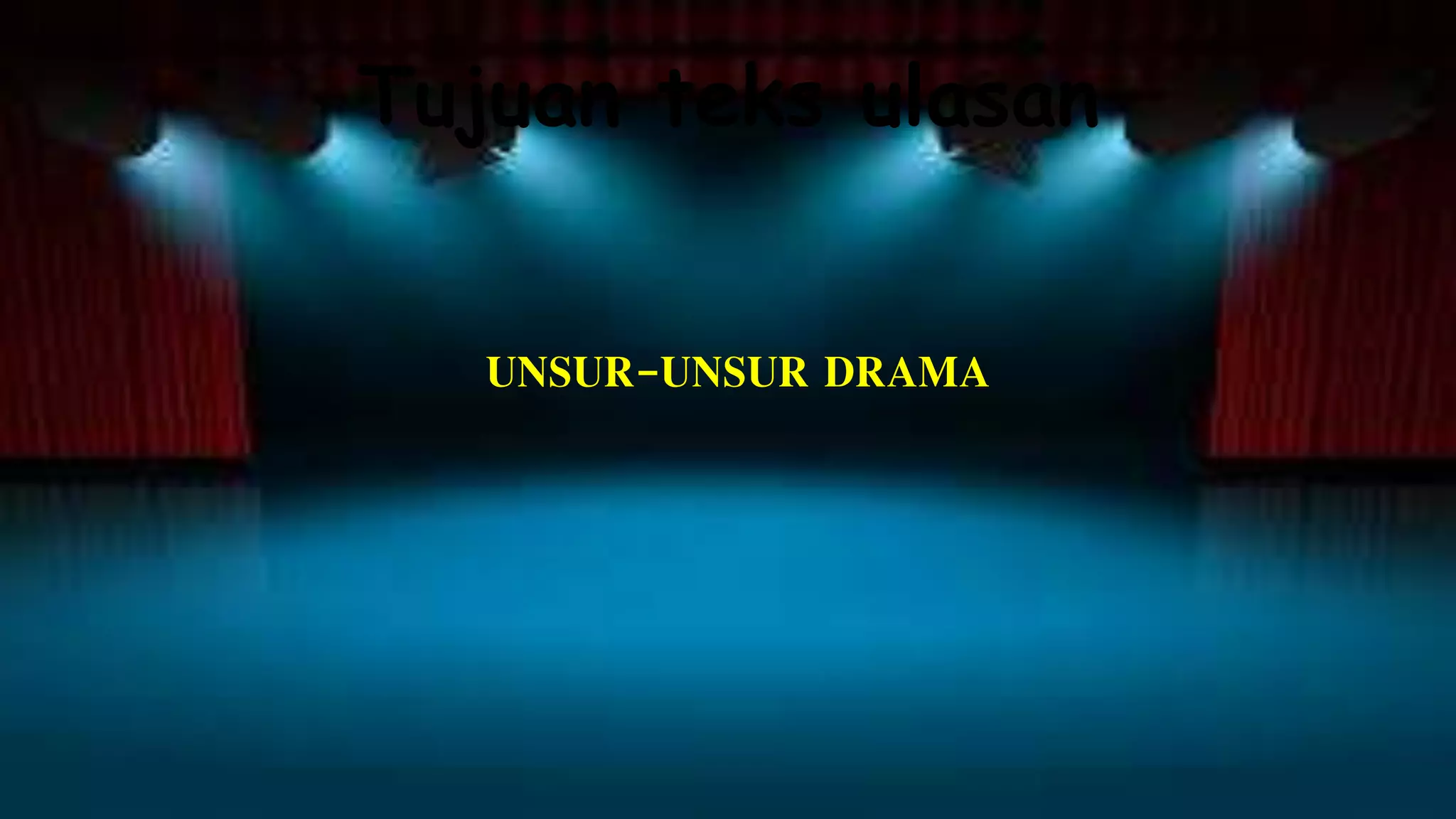 Materi 1 Pengertian Drama | PPTX