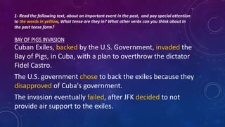 1. past tenses review yadri | PPTX