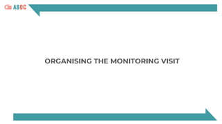 ASOCEU - Lesson 3 - Planning the Monitoring Visit (slides) | PPT