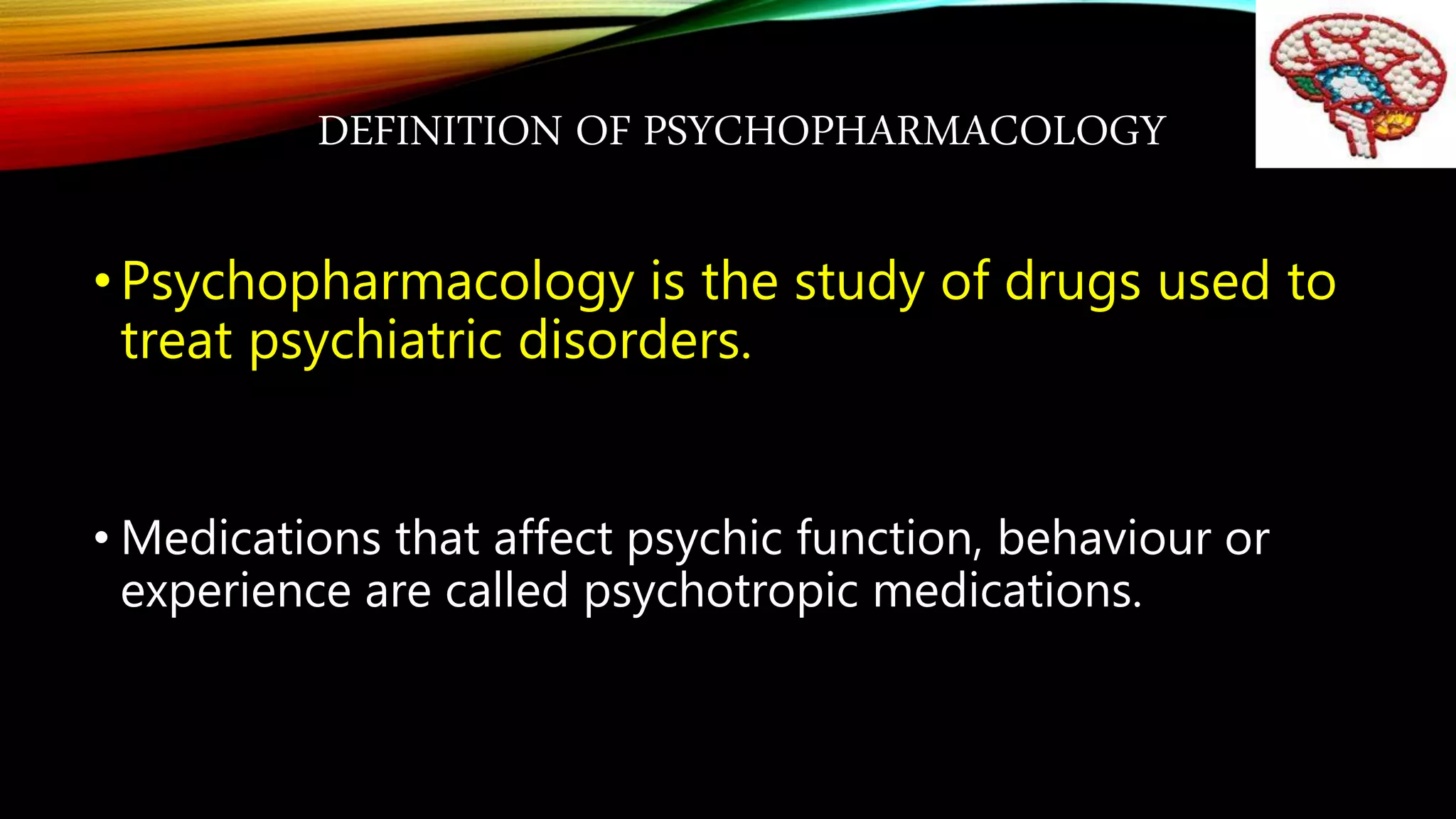 Psychopharmacology | PPTX