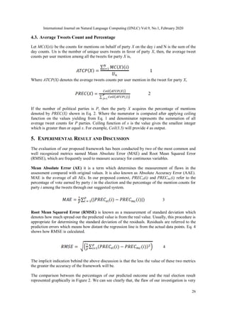 PREDICTING ELECTION OUTCOME FROM SOCIAL MEDIA DATA | PDF
