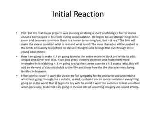 FMP Initial Plans | PPT