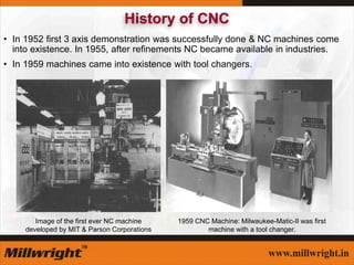 Fundamental of CNC machining - Introduction about CNC | PPTX
