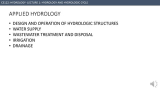 Introduction to Hydrologic Cycle | PPTX