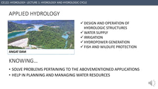 Introduction to Hydrologic Cycle | PPTX