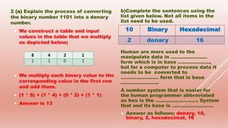1.1.1 BINARY SYSTEM | PPT