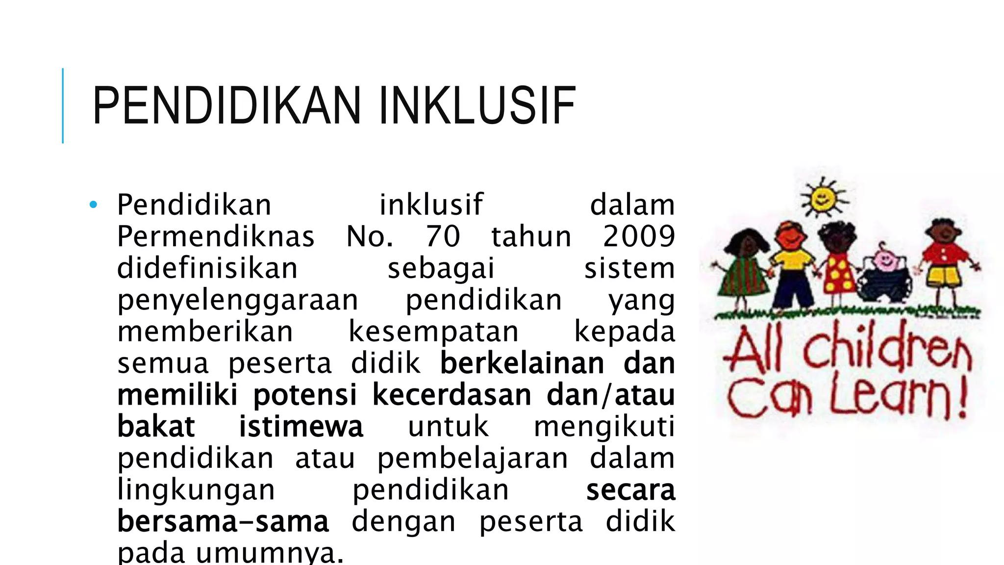 1. konsep dasar pendidikan inklusif | PPTX