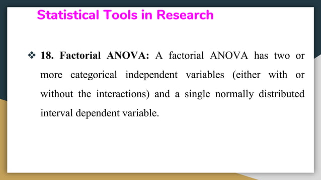 STATISTICAL TOOLS IN RESEARCH | PDF