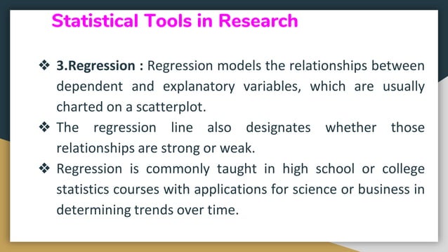 STATISTICAL TOOLS IN RESEARCH | PDF